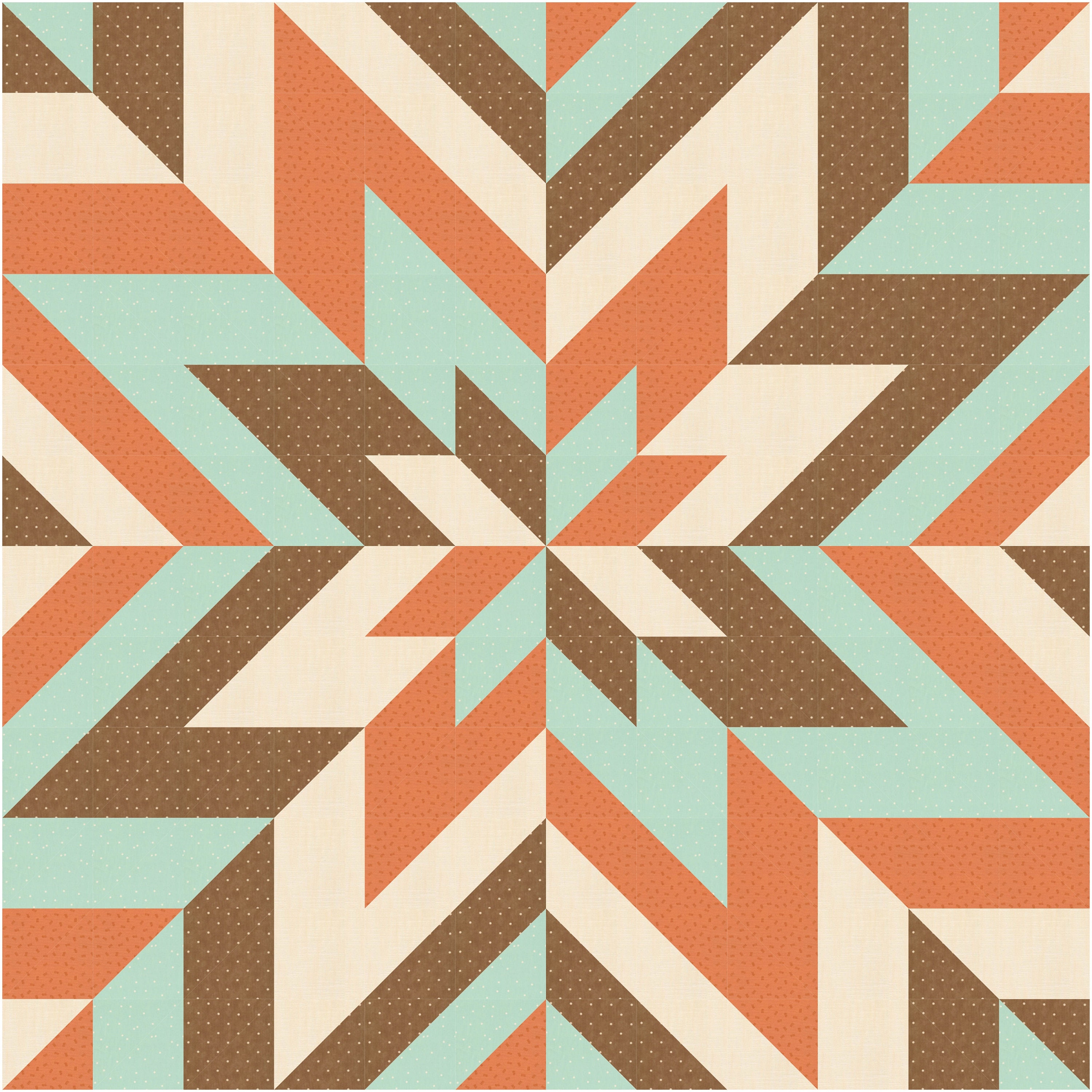 The Spring Star Digital Quilt Pattern - Etsy