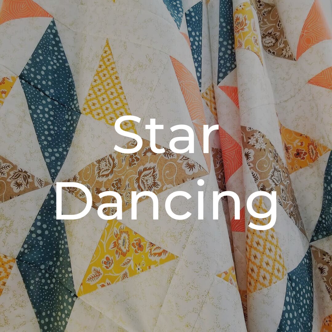 Star Dancing Quilt Pattern: Queen - 90"x112", Throw - 68"x68" - Etsy