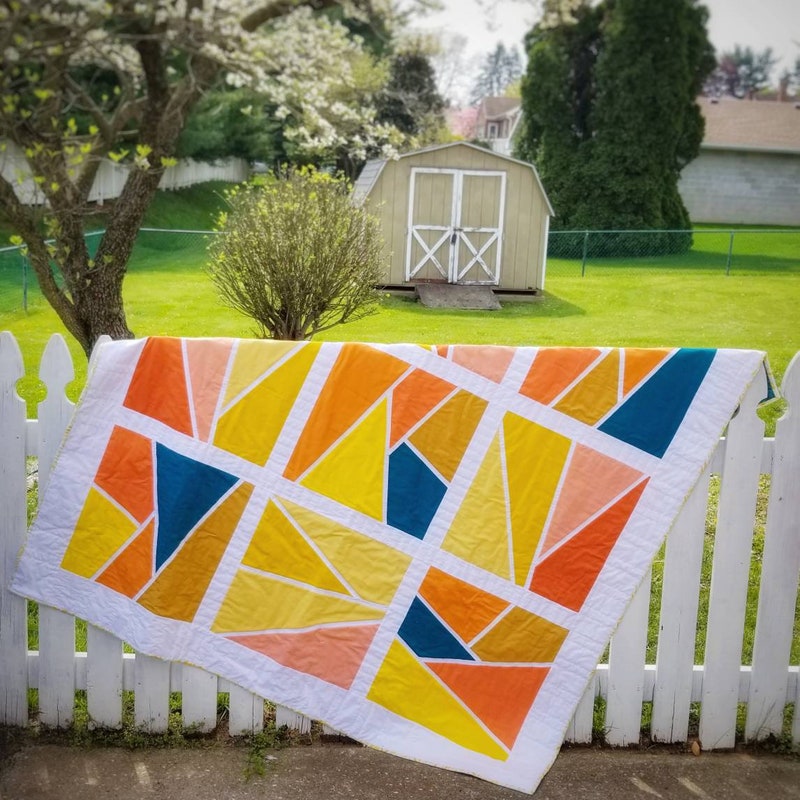 Improv Quilt - Etsy