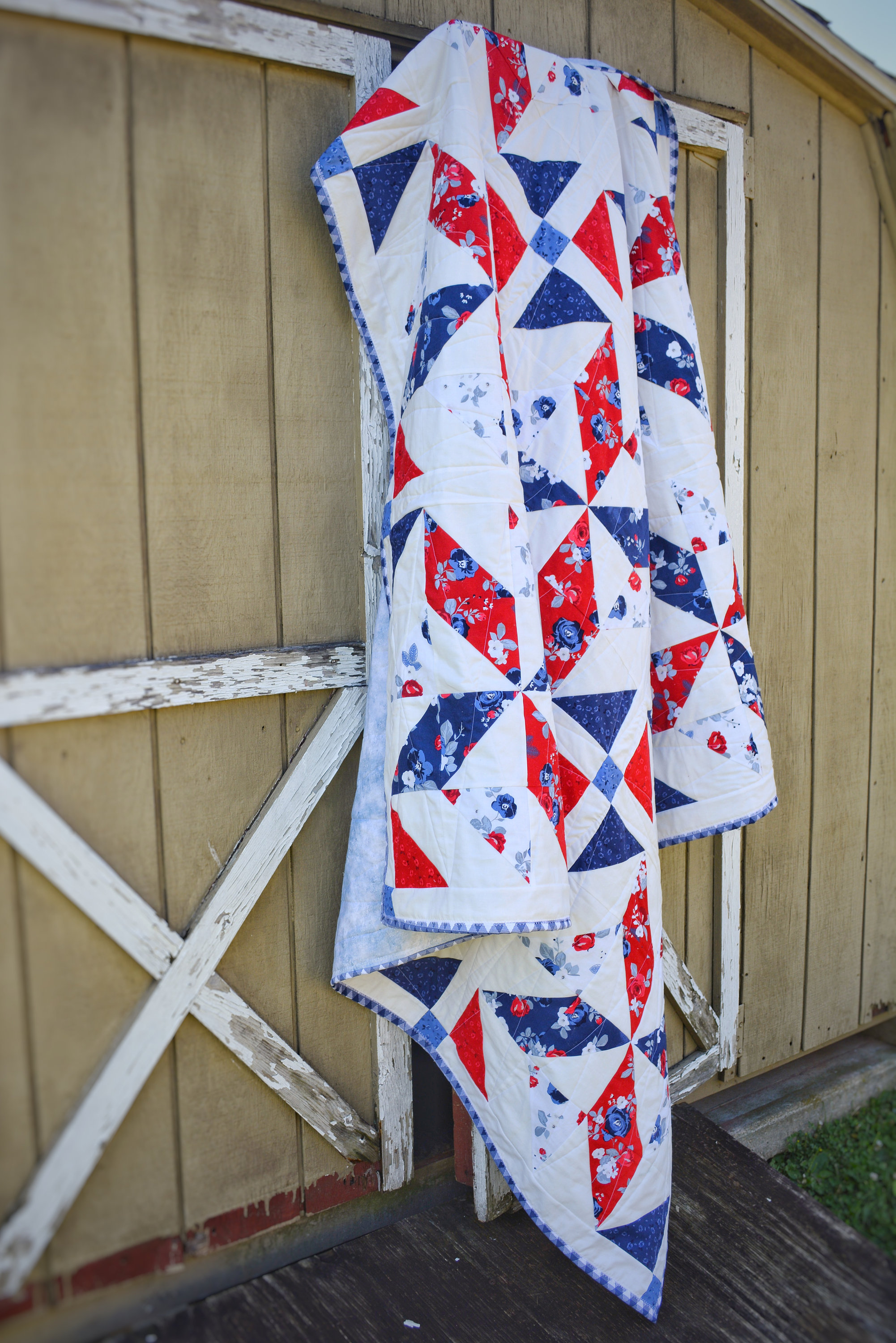 Patriotic Quilt: Throw - Etsy