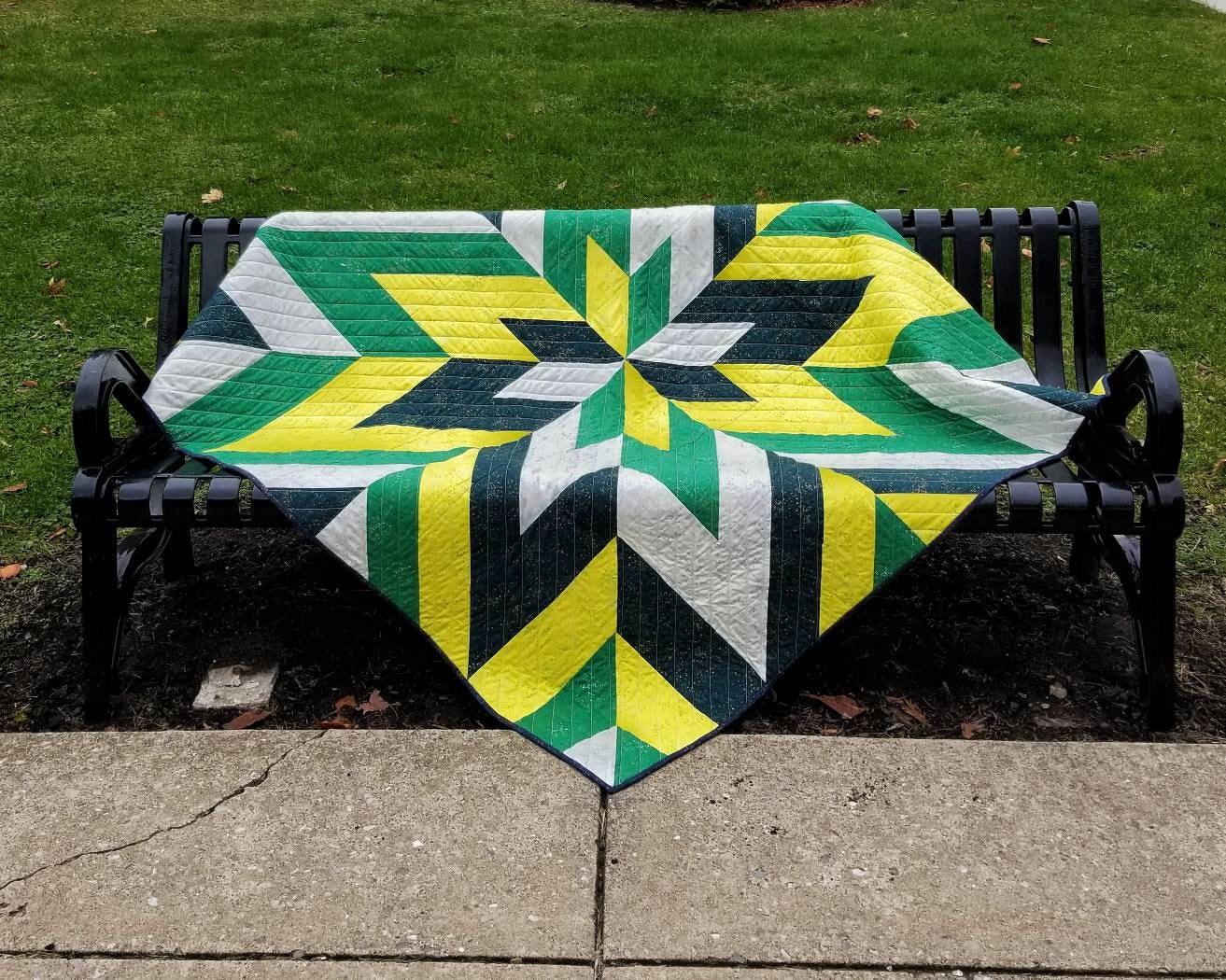 The Spring Star Digital Quilt Pattern - Etsy