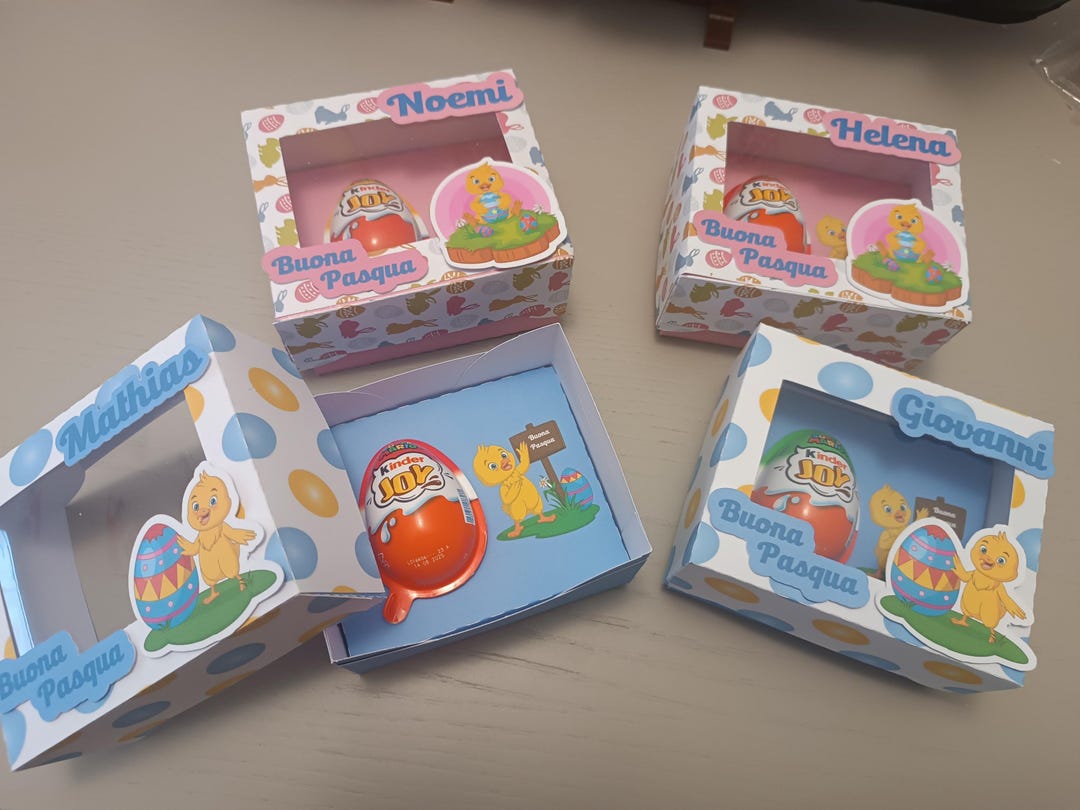 Easter Box With Kinder Joy Included - Etsy