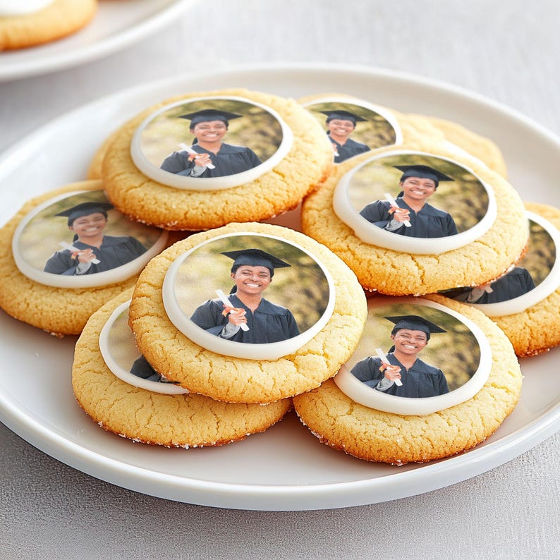 Custom Edible Toppers Personalized Chocolate Covered Cookie Topper ...