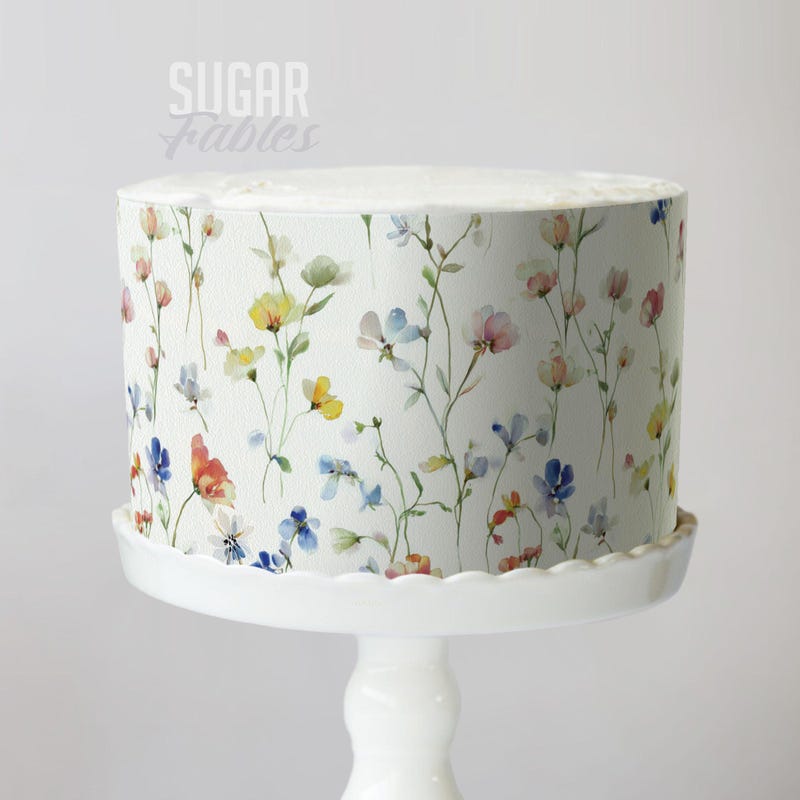 Wildflower Cake Design - Etsy