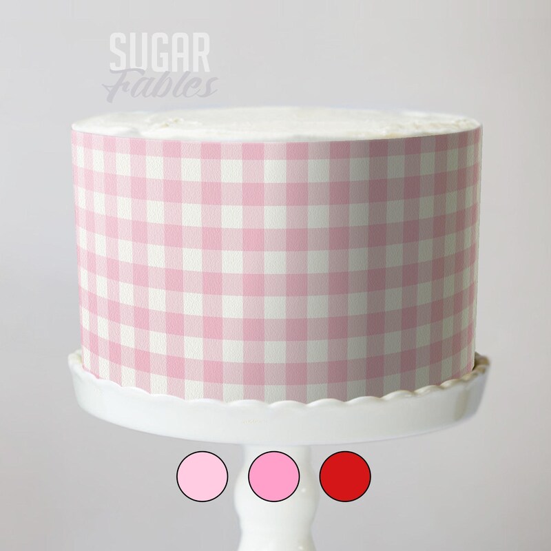 Red Gingham Fabric - Etsy