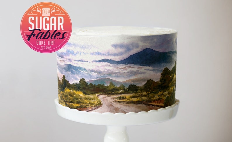 Road Trip Camping Hiking Edible Image. Adventure Awaits A - Etsy