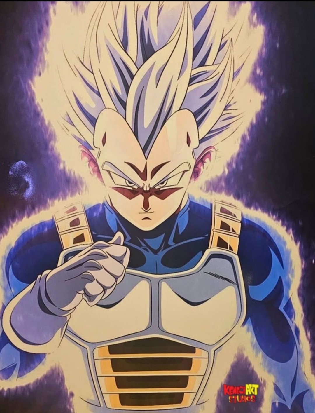 Vegeta UI Laminated Print (digital Drawing) - Etsy