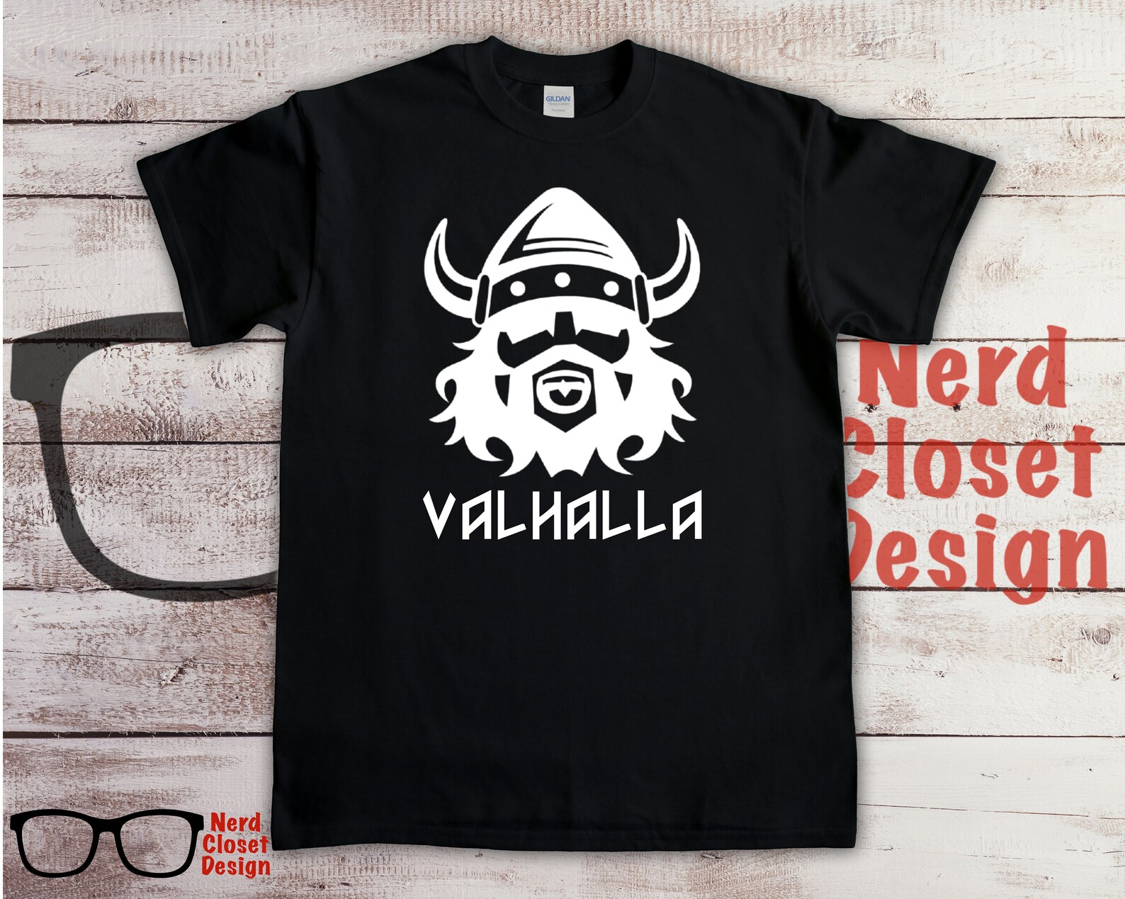 Valhalla vikings themed mens black t-shirt sizes small to 5xl | Etsy