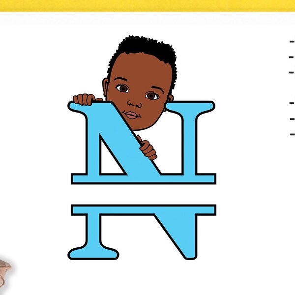 Little Boy Monogram Svg - Etsy