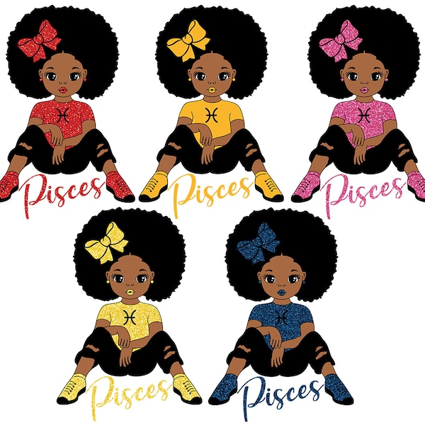 Pisces Girl Svg - Etsy
