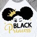 Black Princess Svg, Black Queen Svg, Black Girl Svg, Hair Puffs, Crown ...