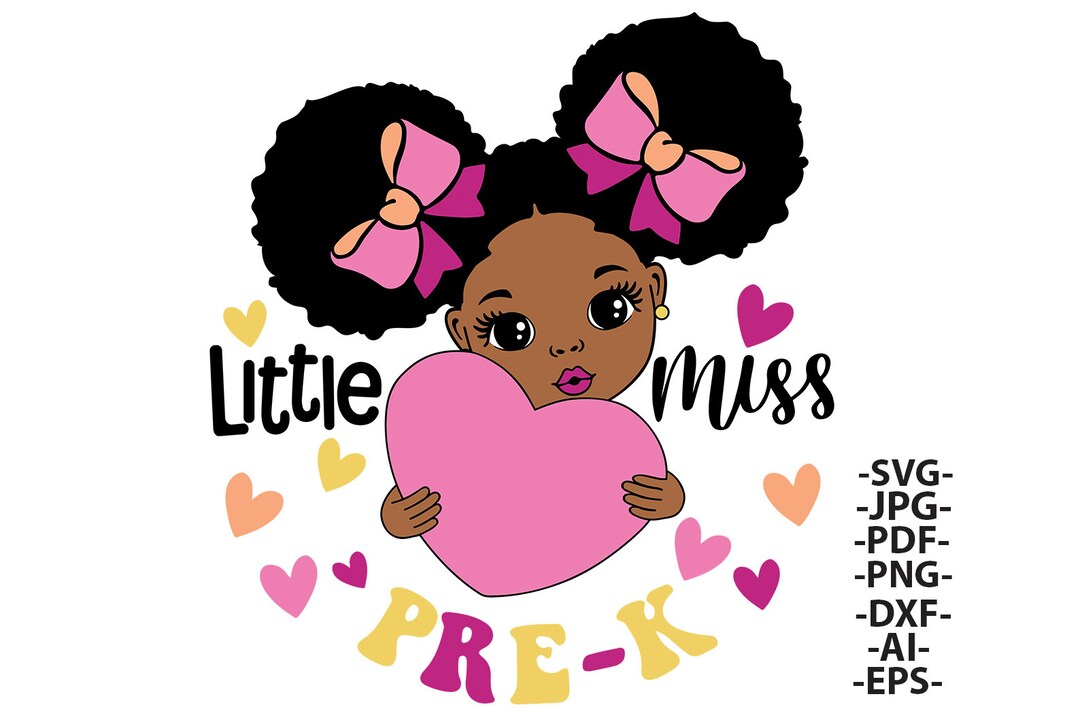 Little Miss Pre K Svg, Back to School Svg, Miss Pre-k Clipart, Pink ...