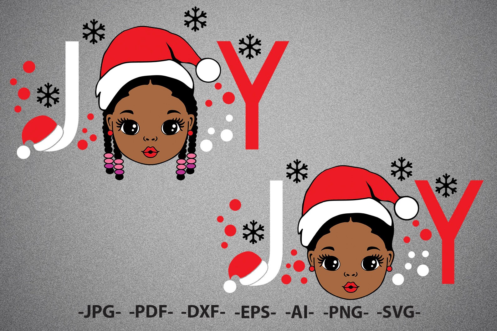 Christmas Girl SVG Bundle, Holiday Clipart (cut Files) - Etsy