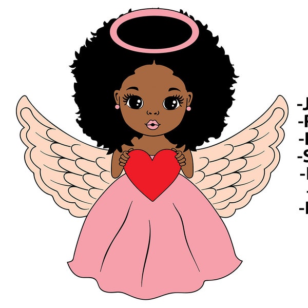 Black Girl Angel - Etsy