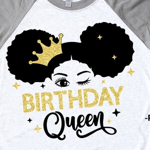 Birthday Queen Svg, Black Girl Svg, Crown, Princess Svg, Melanin Queen ...