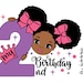 My 2nd Birthday, Black Girl Svg, Birthday Girl Svg, Heart, Birthday ...