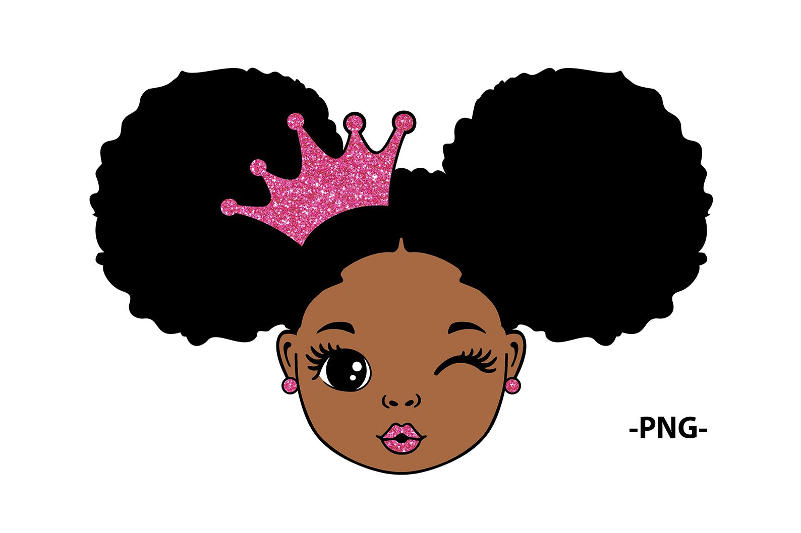 Black Princess Girl Afro Queen Svg Black Girl Svg Melanin - Etsy