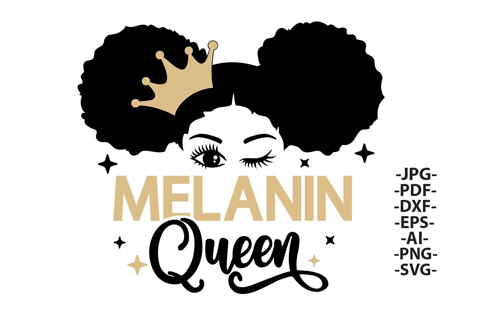 Melanin Queen Svg Black Princess Girl Black Queen Svg Afro - Etsy