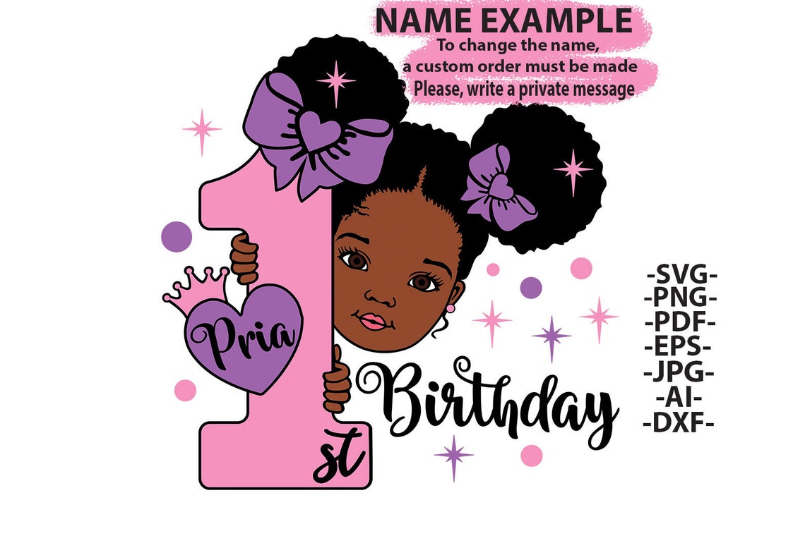 1st Birthday Svg First Birthday Svg It's My 1st - Etsy