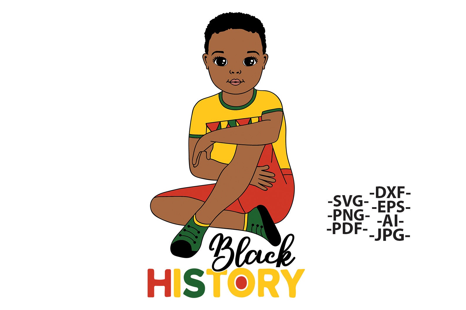 Black History Boy Svg Black Boy Shirt Boy Clipart Afro Kids - Etsy