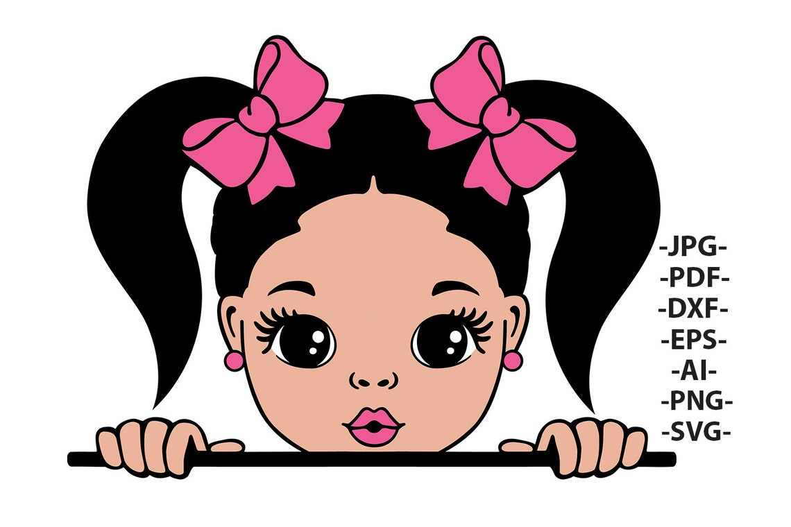 Peekaboo Girl Svg White Girl Magic Glitter Png Sweet Girl - Etsy