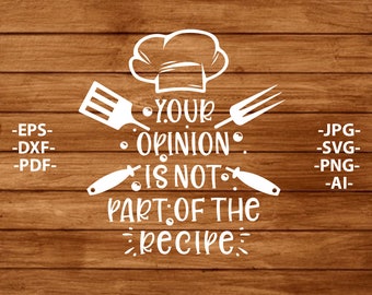 Recipe Cut File - Etsy