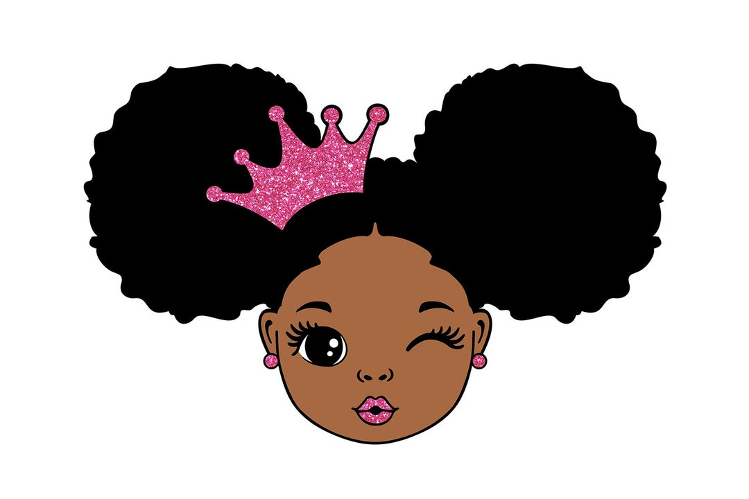 Black Princess Girl, Afro Queen Svg, Black Girl Svg, Melanin Queen ...