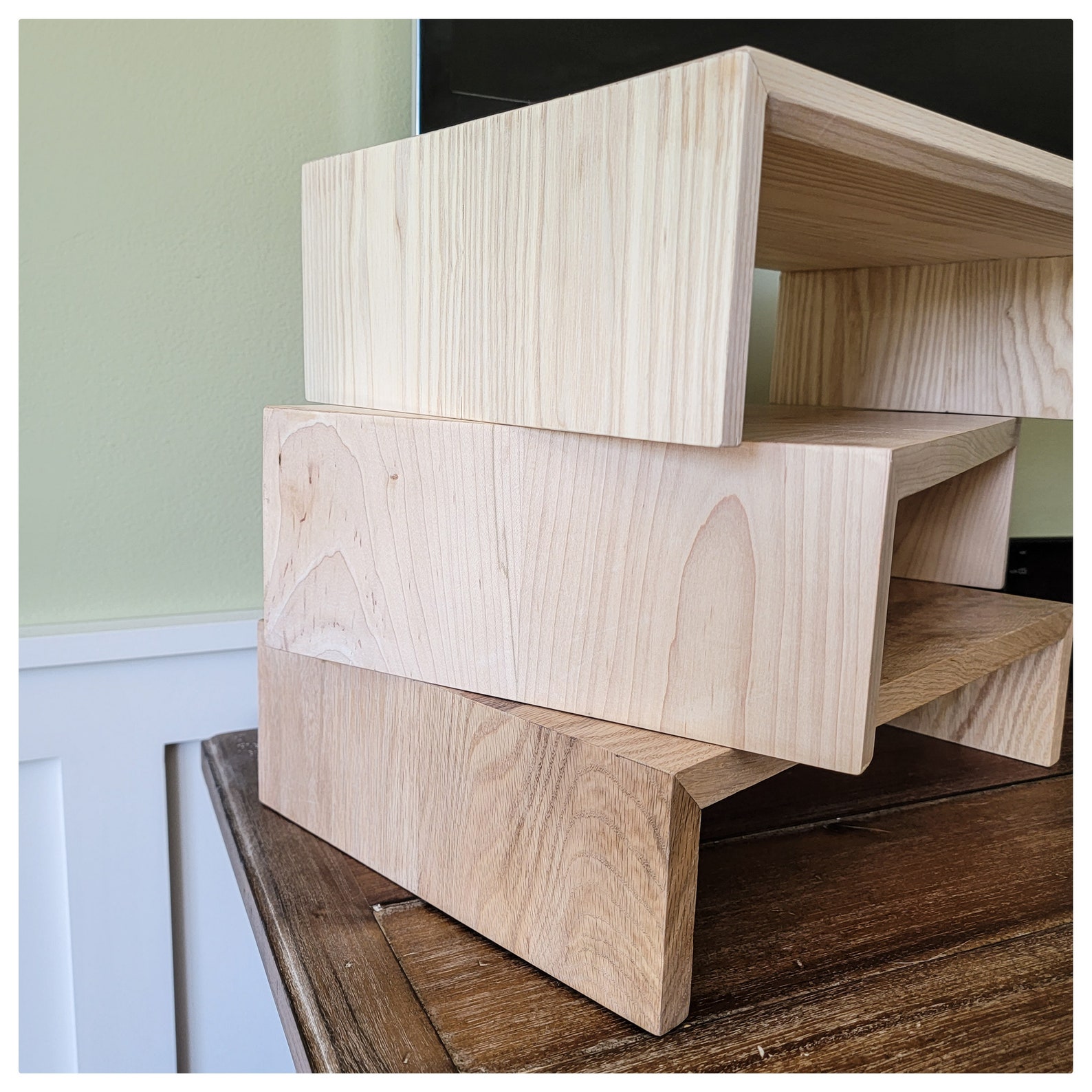 Minimalist Monitor Stand Monitor Riser Desk Shelf - Etsy