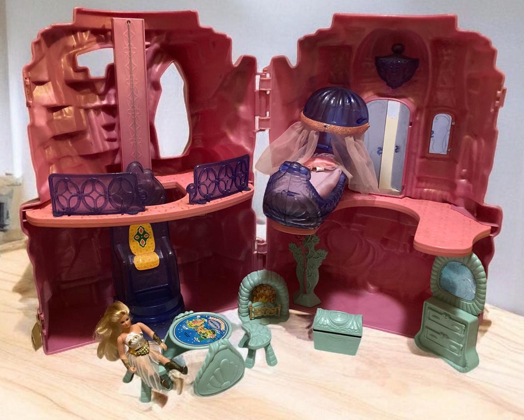 She Ra Princess of Power Crystal Castle and Accessories With She Ra ...