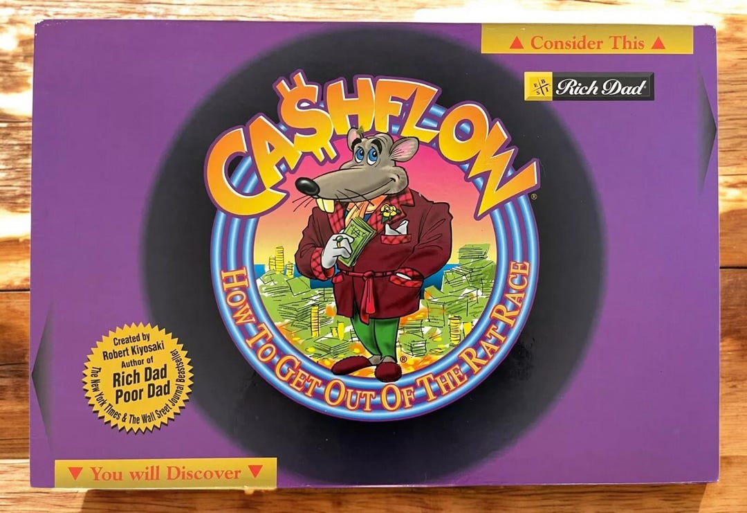 Cash Flow 101 Board Game by Robert Kiyosaki 1990s - Etsy