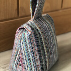 DOOR STOPS 100% Wool Tweed Fabulous Quality Vibrant Rainbow Stripes ...