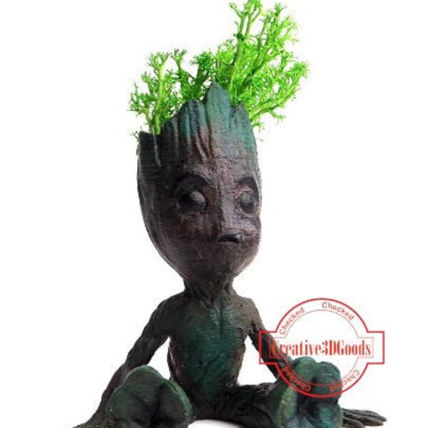 Groot Flower Pot - Etsy