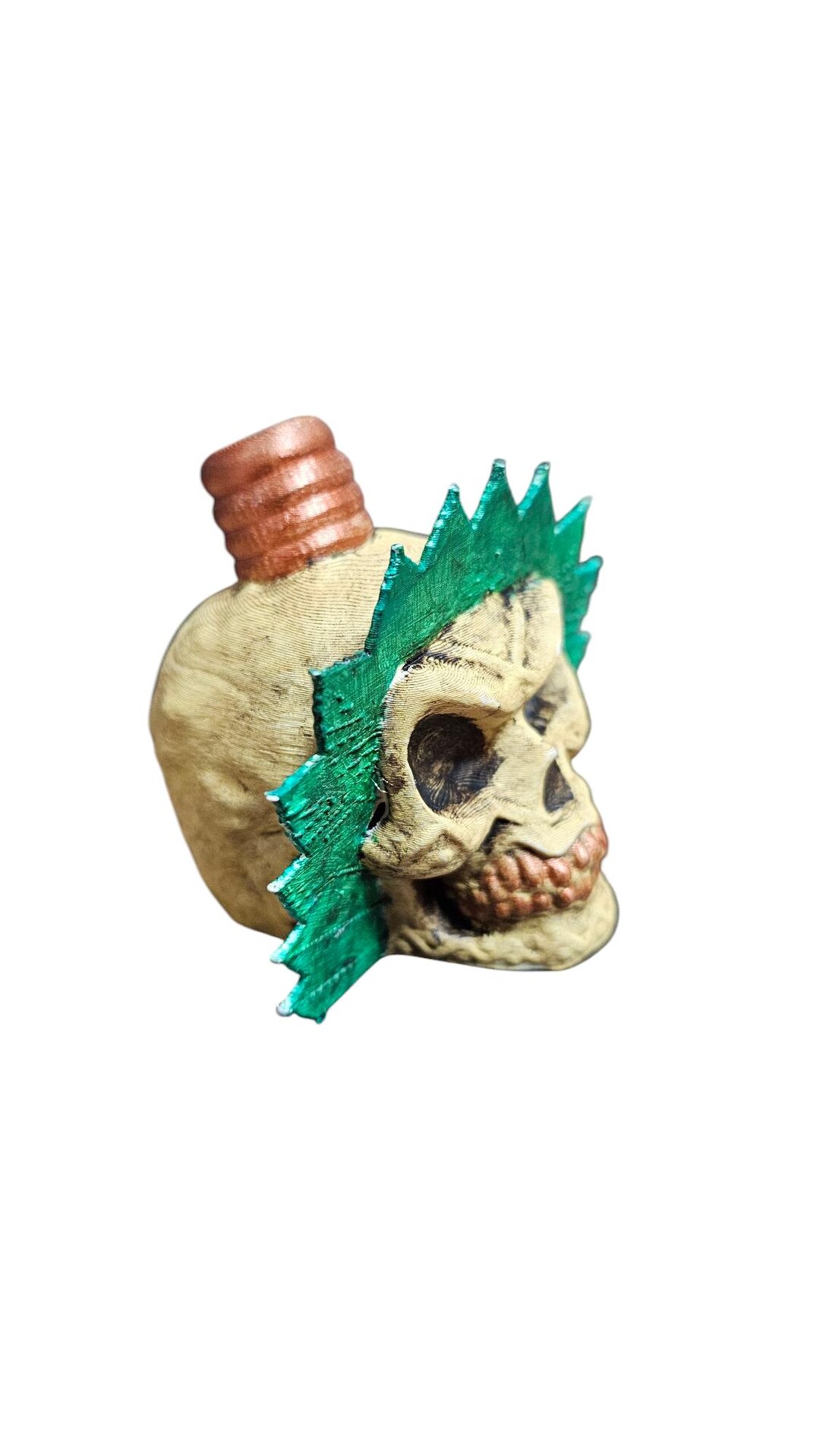 Aztec Whistle Death Skull 3d Printed and Painted, Powerful Whistle That ...