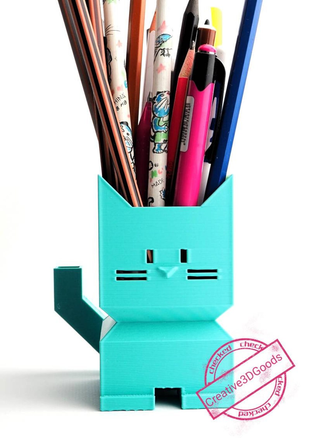 Cat Pen Holder - Etsy