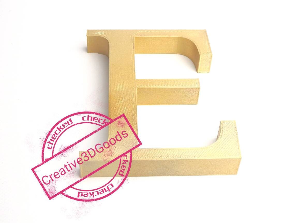 Decorative Letters 3D Printed Perfect for Personalizing Your - Etsy