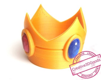 Princess Peach Crown Super Mario Princess Peach Cosplay Swarovski ...