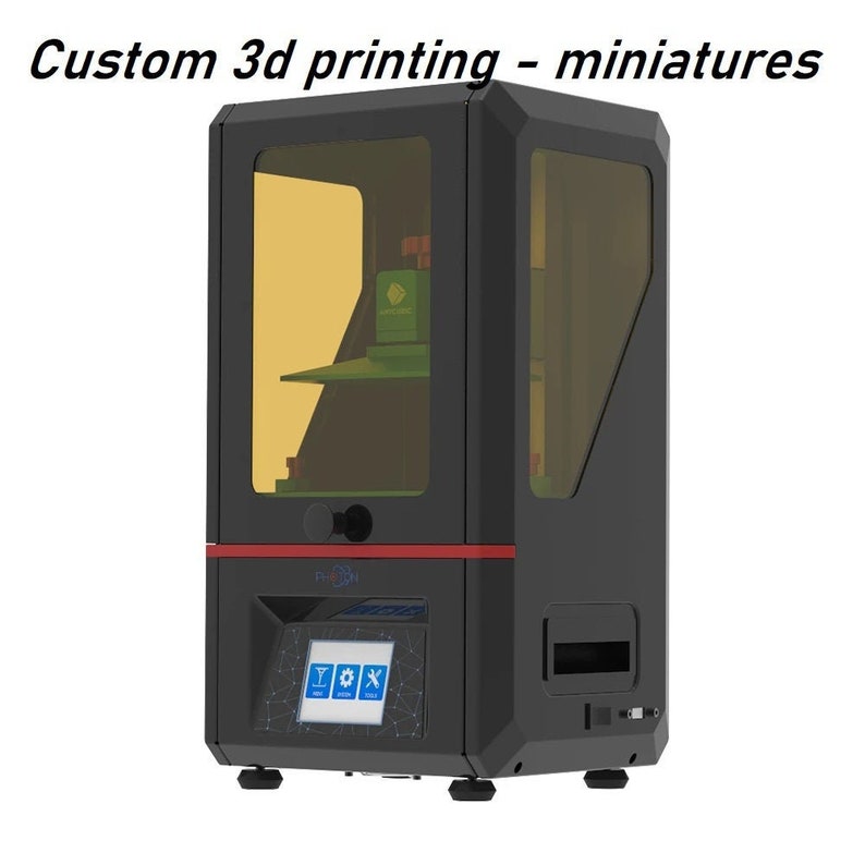 Custom 3d Printing Miniatures resin Printer | Etsy