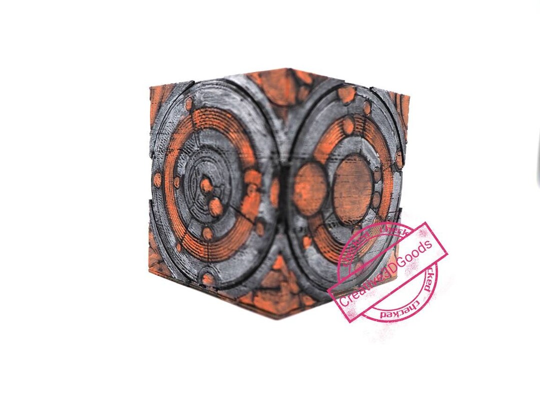 Tardis Siege Cube, Doctor Who Item, 6x6 Cm - Etsy
