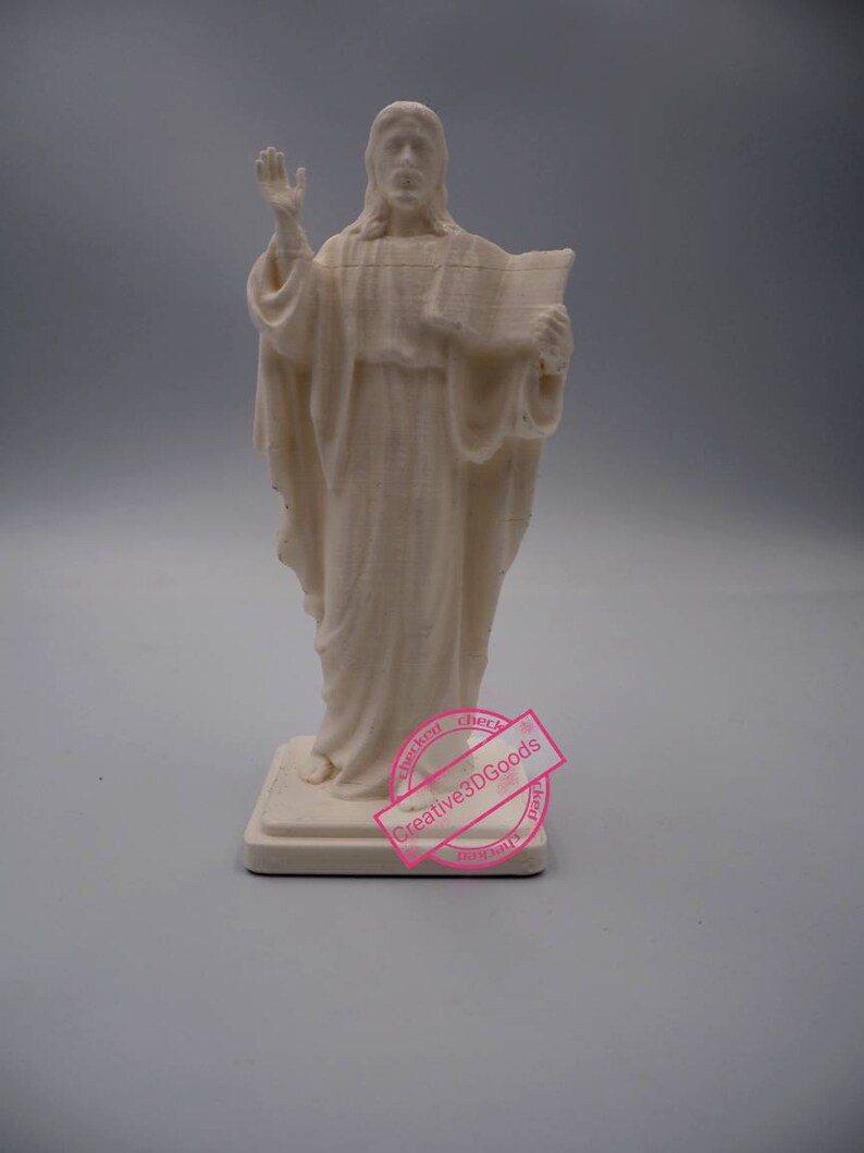 Jesus God Statue 3d Printed, Office Decor, Home Decor - Etsy