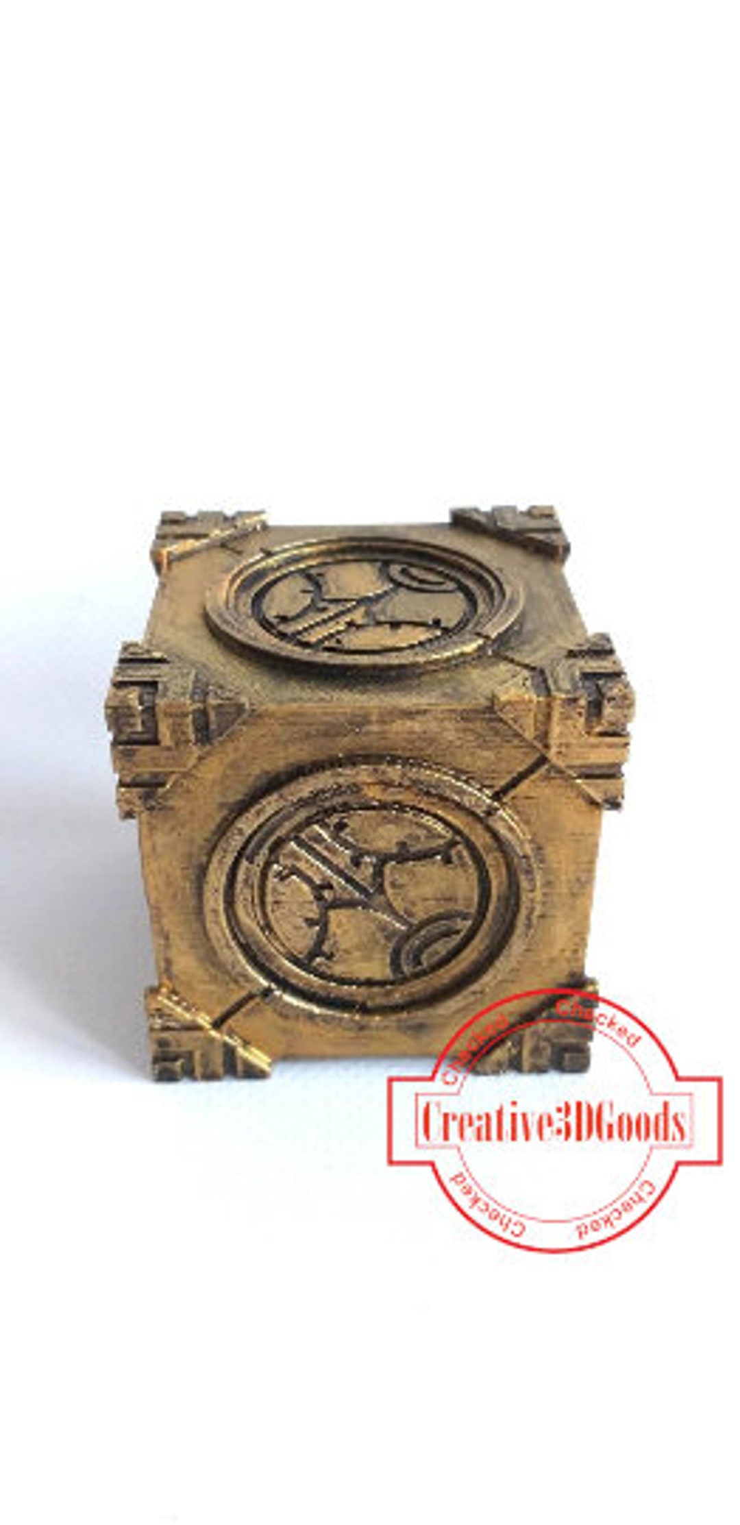 Skyrim Lexicon Cube or Dwemer Cube 3d Printed From the Skyrim Game ...