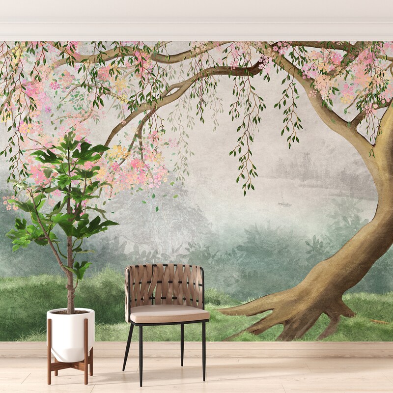 Willow Wall Mural - Etsy