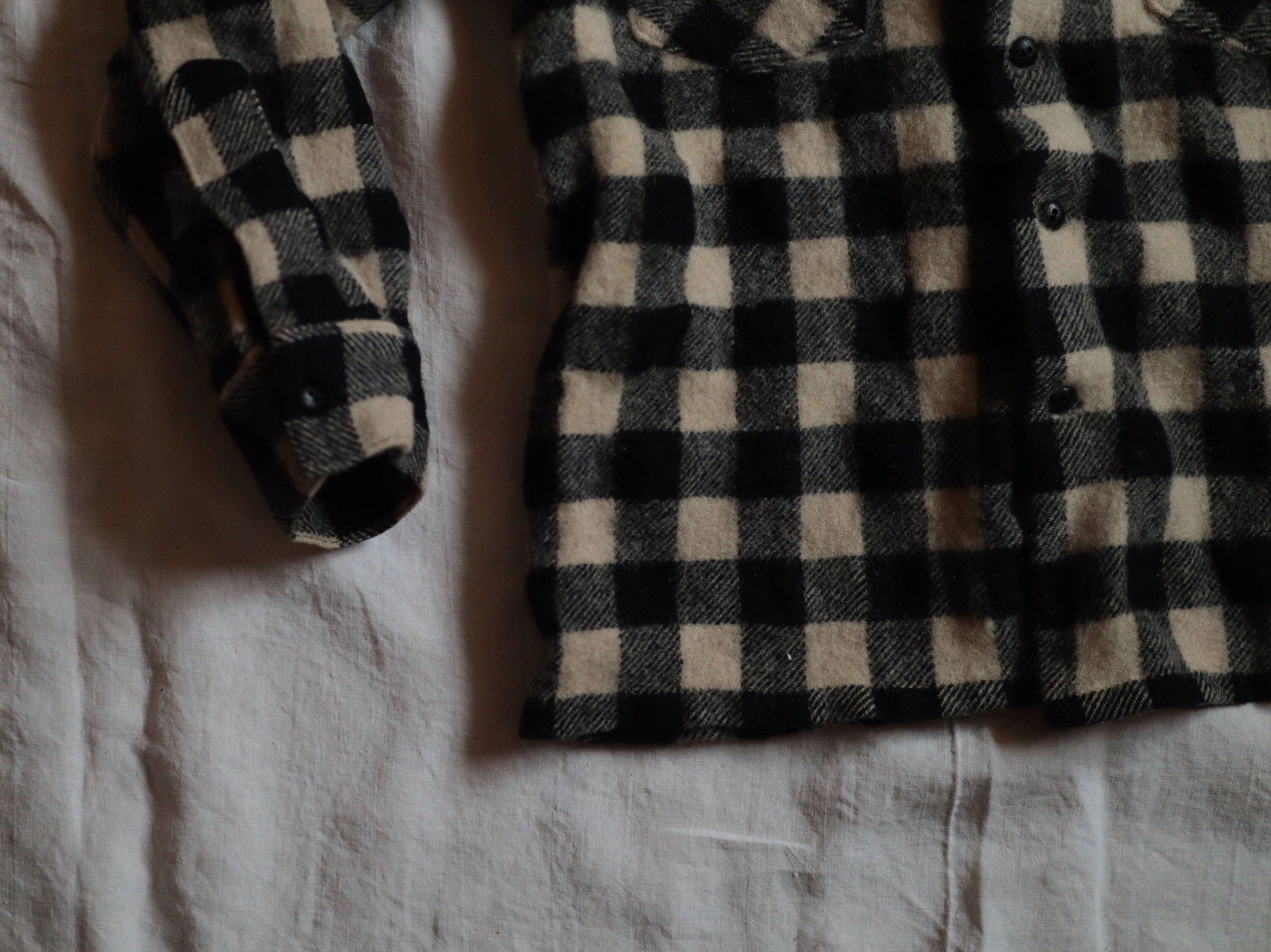Vintage Wool Checkered Chore Coat - Etsy