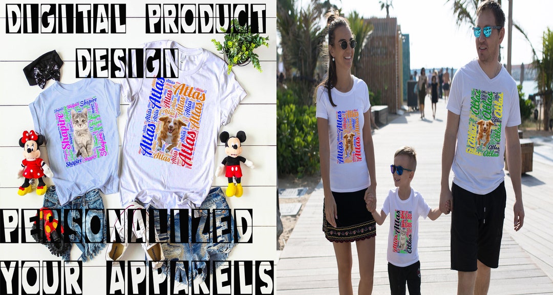 DIGITAL DOWNLOAD DESIGN Word Cloud Apparel & Clothings Theme, Name and ...