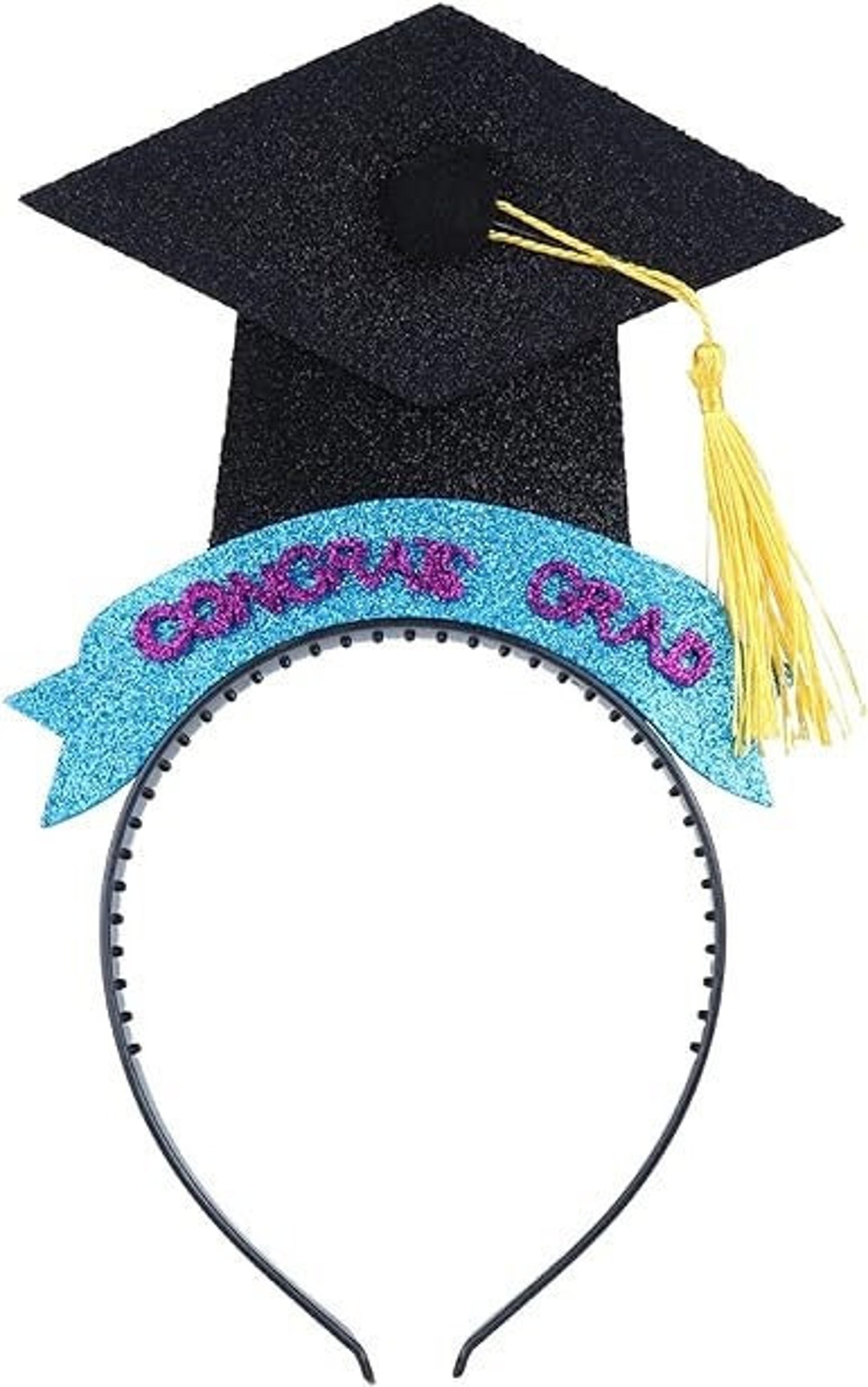Needzo Graduation Headband, Congrats Grad Head Accessory, Party Favor ...