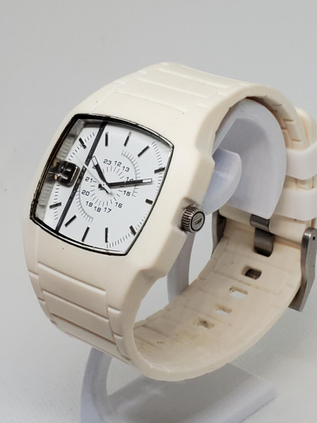 Diesel White Only the Brave DZ-1321 Watch, 2010s , Working - Etsy