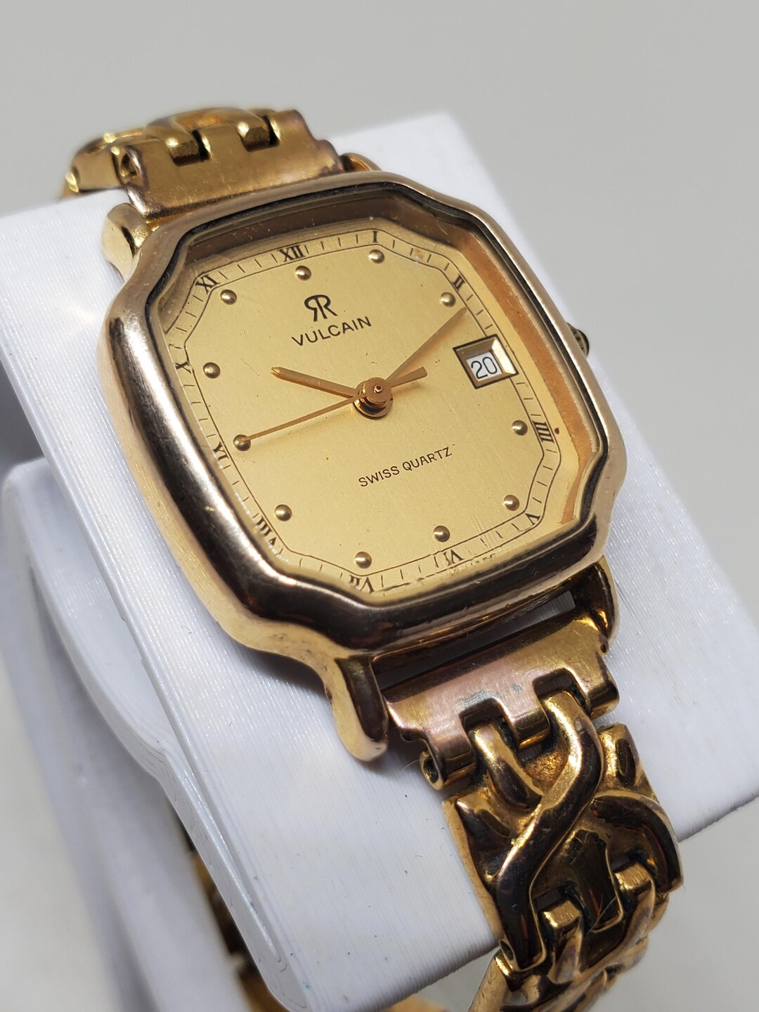 Vulcain Swiss Gold Dial Dress Watch 22x24mm, 1980s, Working - Etsy