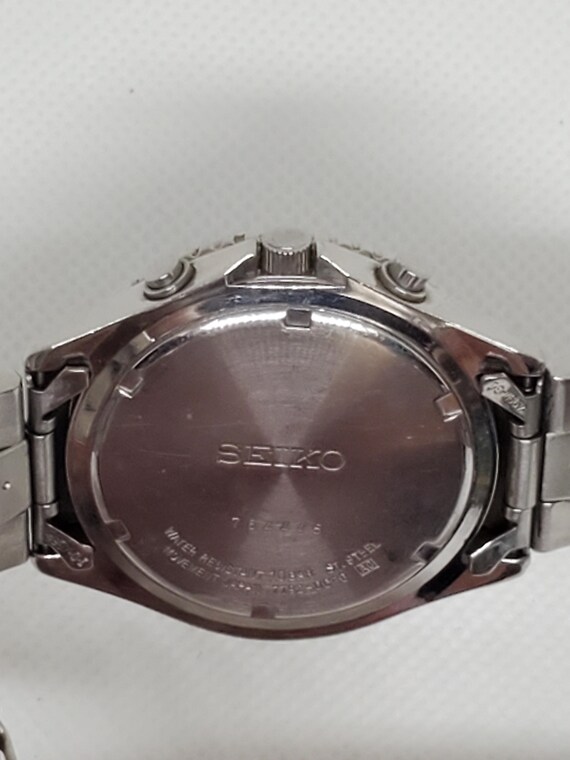 Seiko Flight Master Pilot Chronograph Watch - Gem