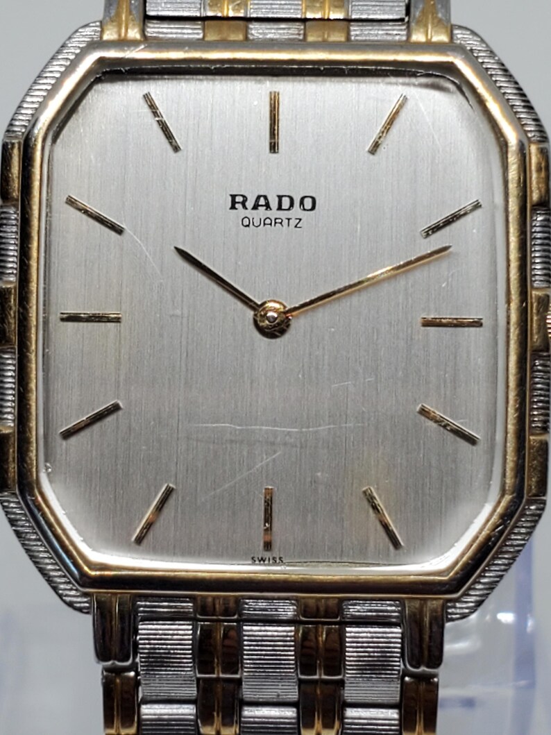 Rado Dual-tone Silver and Gold Watch, 1990s - Vintage Collection - - Etsy