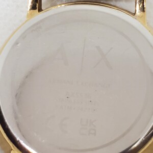 Armani Exchange AX5536 Gold Plated Watch, 2010s - Vintage Collection ...