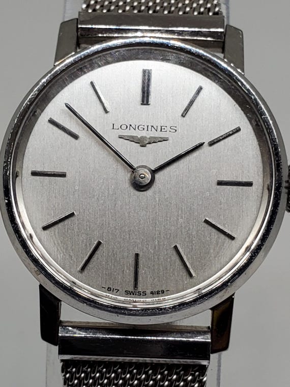 Longines 1970's Silver Tone Watch - Gem